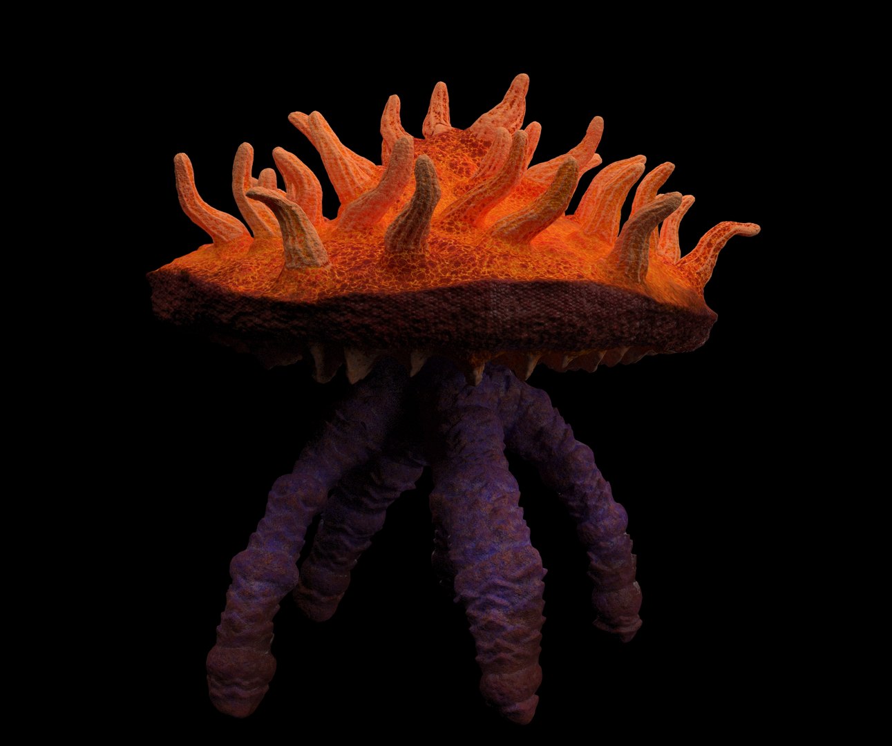 3D Fantasy Mushroom Model - TurboSquid 2053729