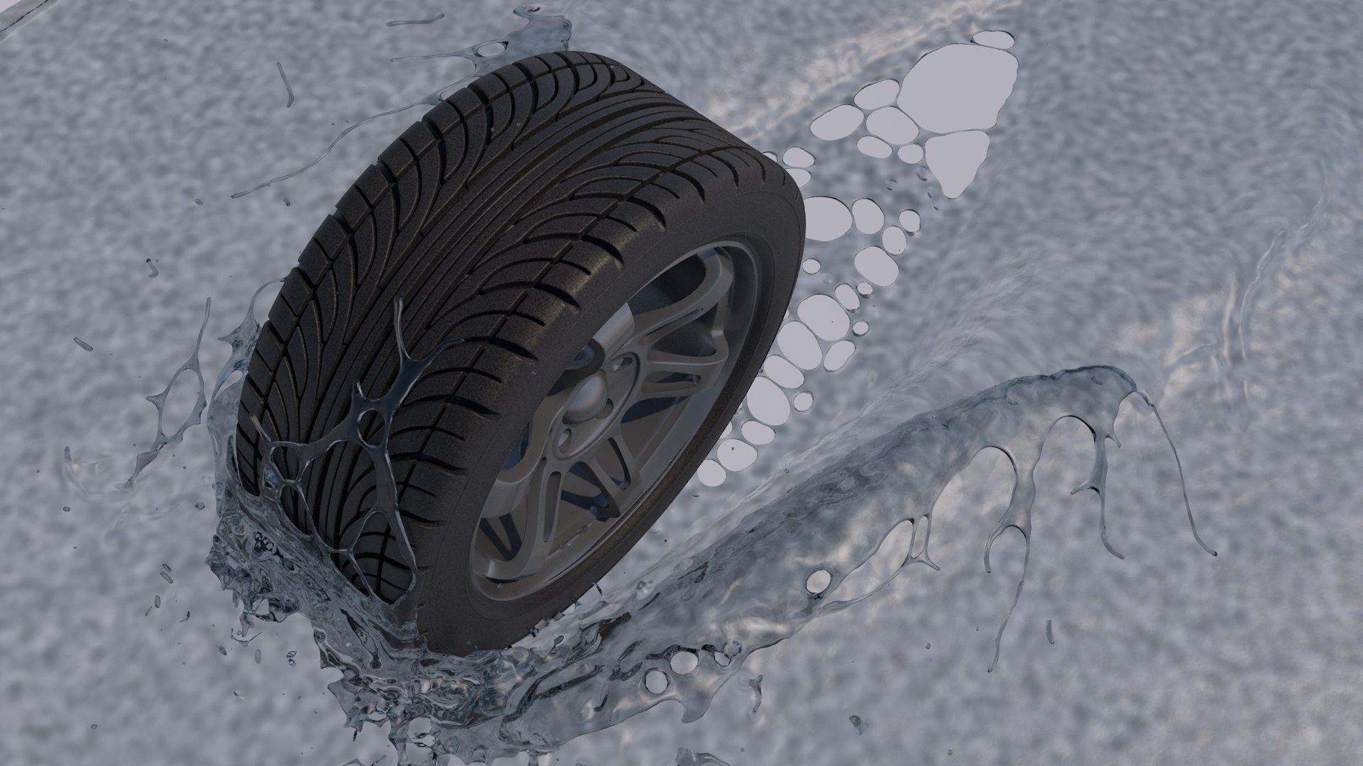 3D tyre splash - TurboSquid 1773967