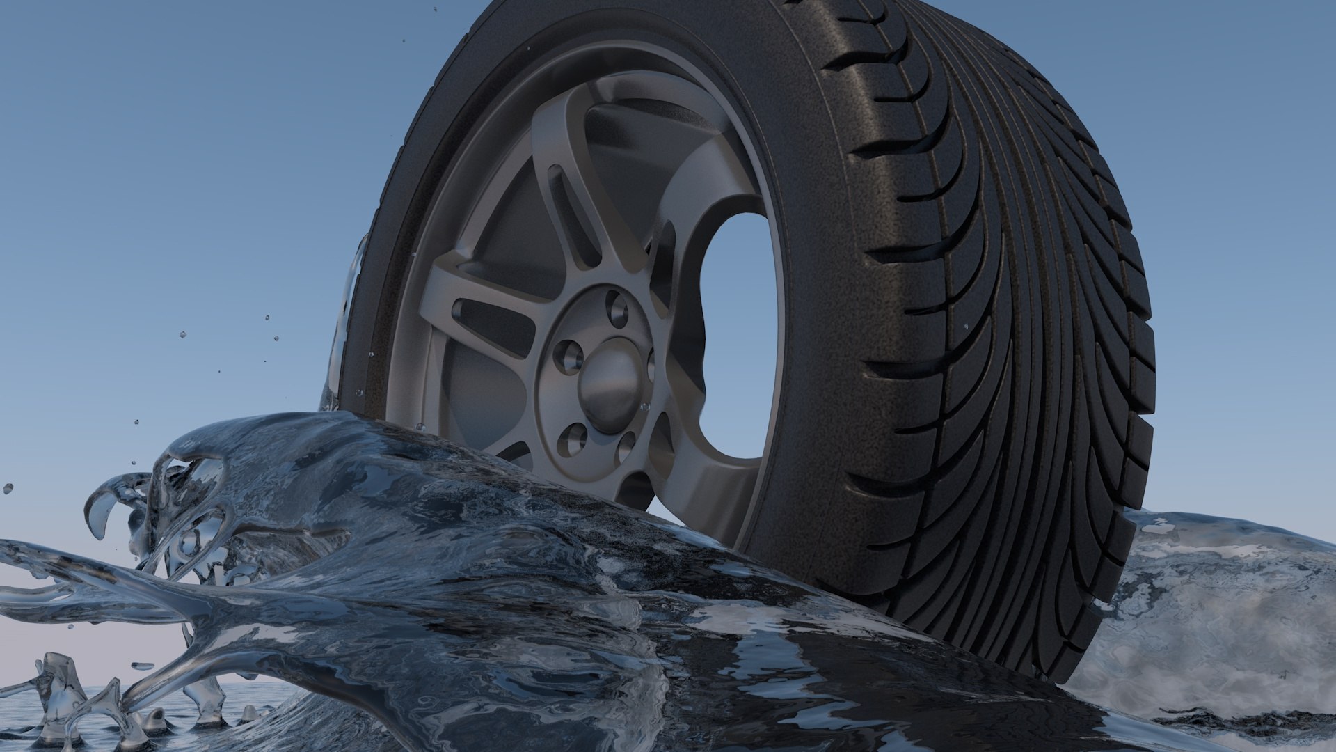 3D tyre splash - TurboSquid 1773967