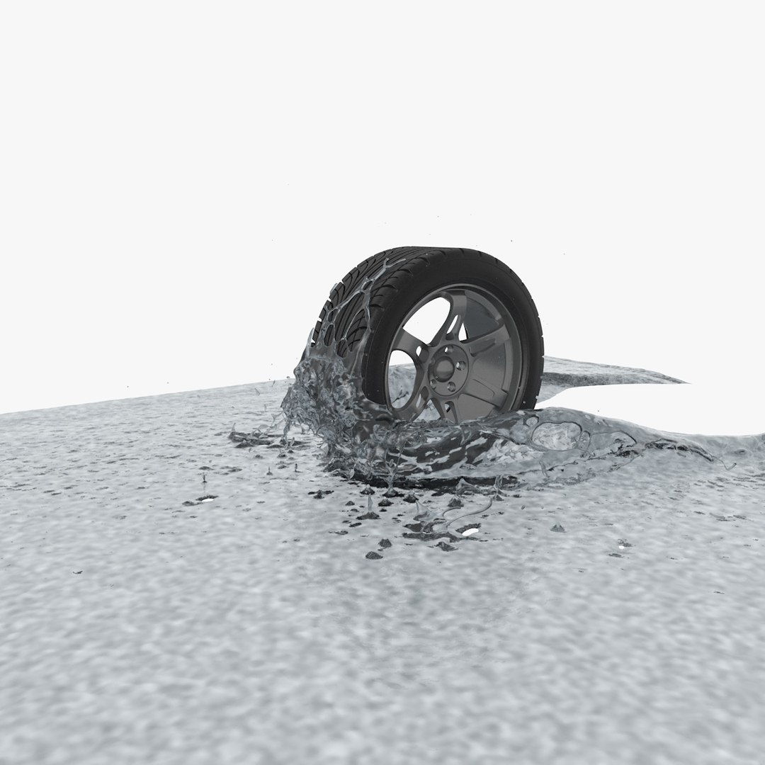 3D tyre splash - TurboSquid 1773967