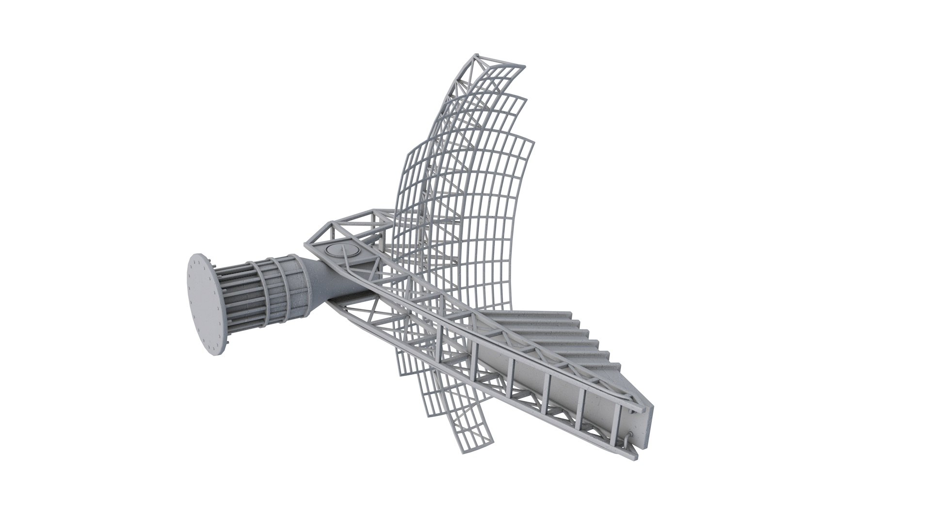 Radar SPS 49 3D Model - TurboSquid 2048103