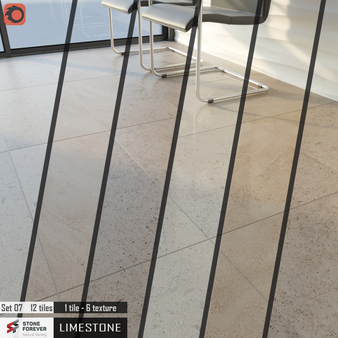 3D Tile Stone Forever Set - TurboSquid 1178106