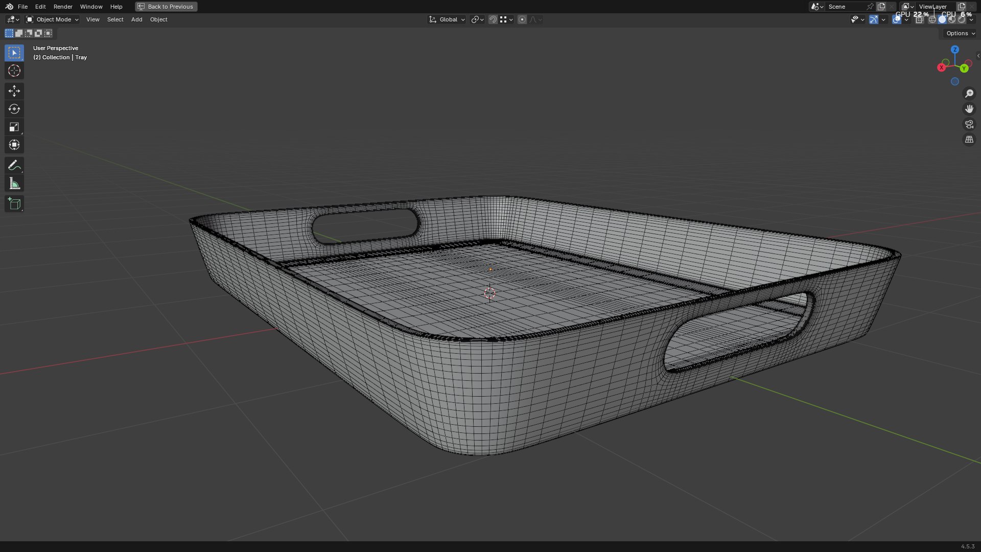 Plastic Conical Tray PBR 3D Model - TurboSquid 2468932