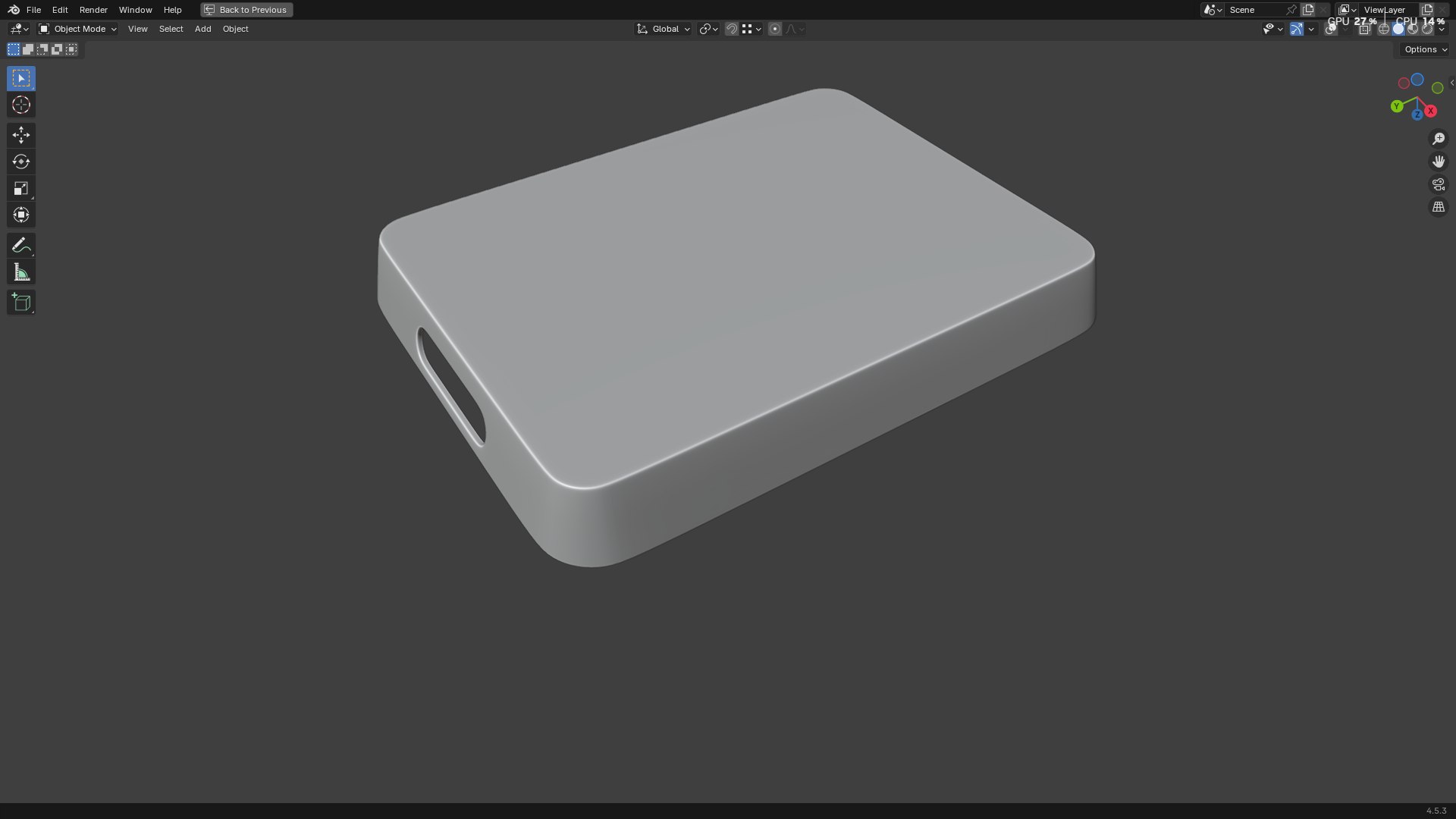 Plastic Conical Tray PBR 3D Model - TurboSquid 2468932