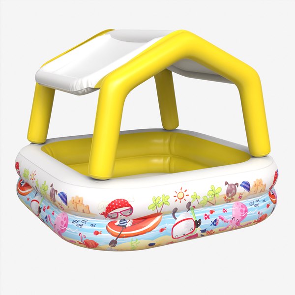 modelo 3d Inflatable swimming pool visor children INTEX 57470 ...