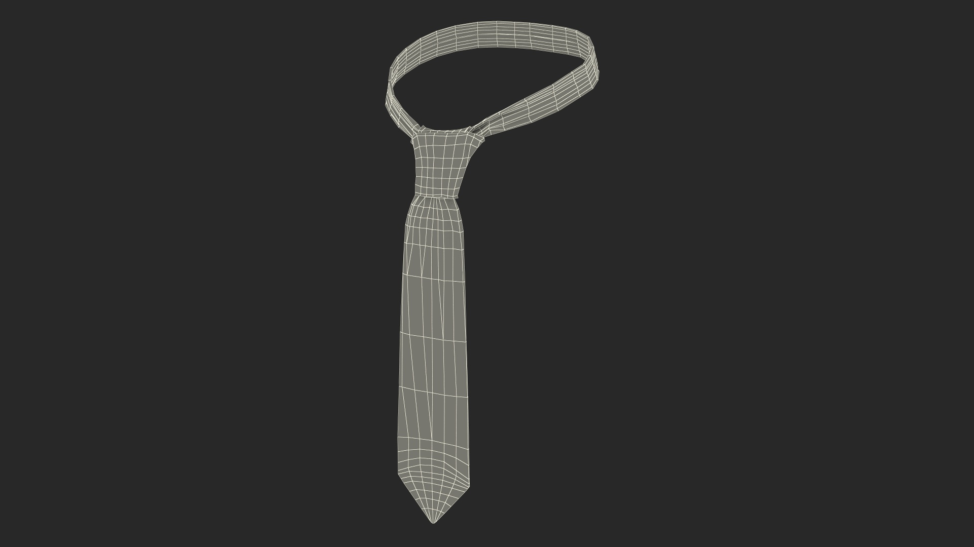 Classic Polka Dot Necktie 3D Model - TurboSquid 2200239