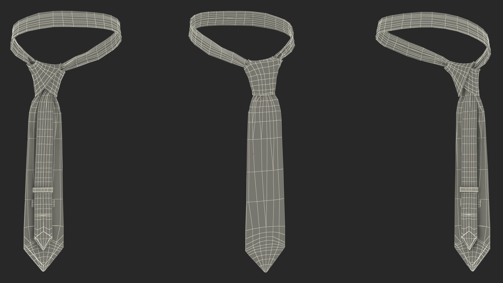 Classic Polka Dot Necktie 3D Model - TurboSquid 2200239