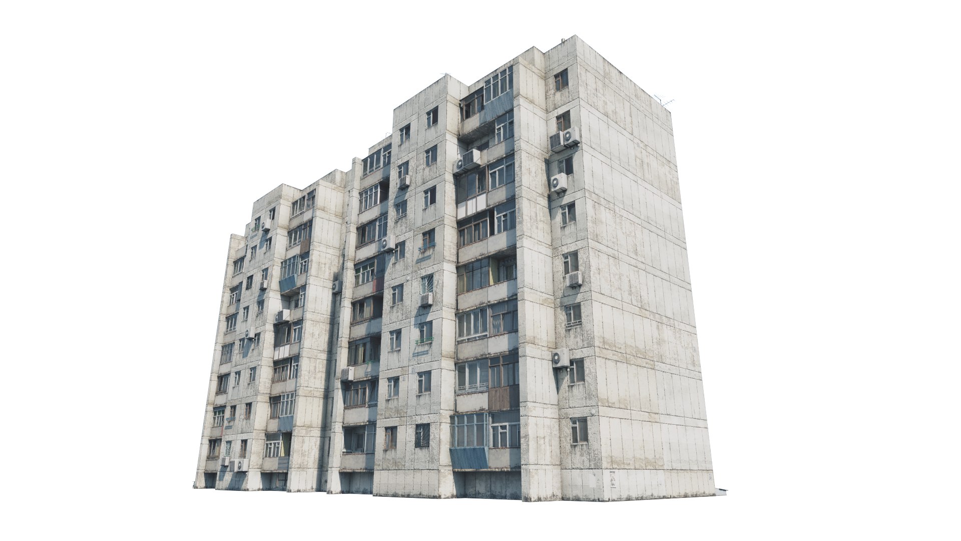 Soviet Building Collection 1 3D Model - TurboSquid 1818593