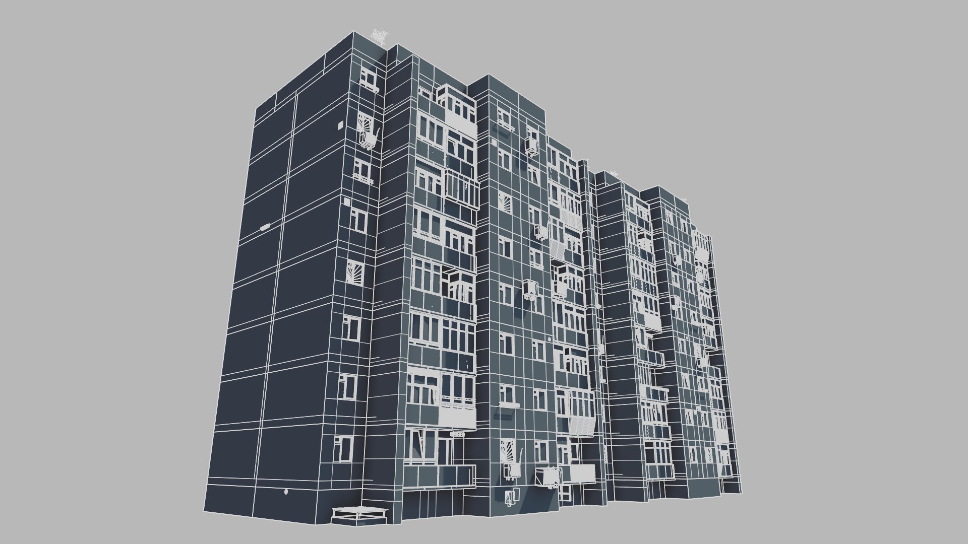 Soviet Building Collection 1 3D Model - TurboSquid 1818593