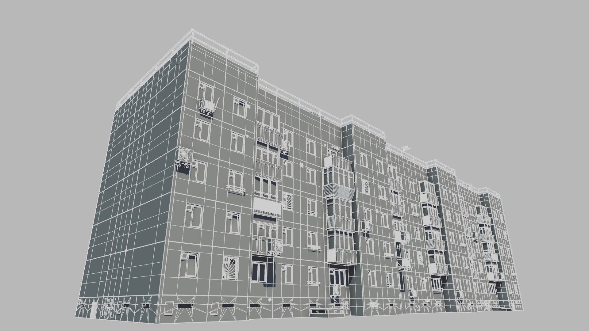 Soviet Building Collection 1 3D Model - TurboSquid 1818593