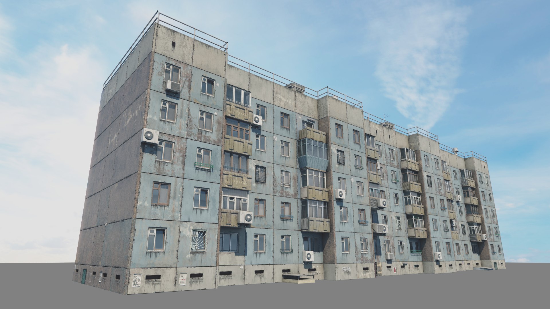 Soviet Building Collection 1 3D Model - TurboSquid 1818593