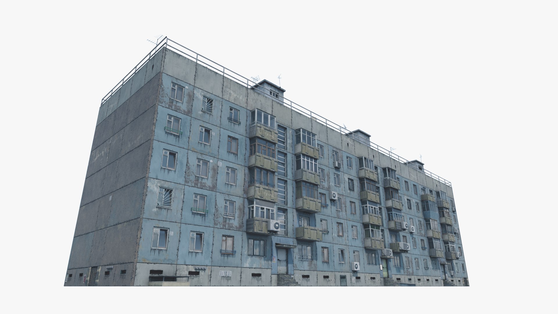 Soviet Building Collection 1 3D Model - TurboSquid 1818593