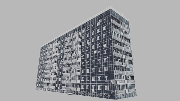 Soviet Building Collection 1 3D model - TurboSquid 1818593