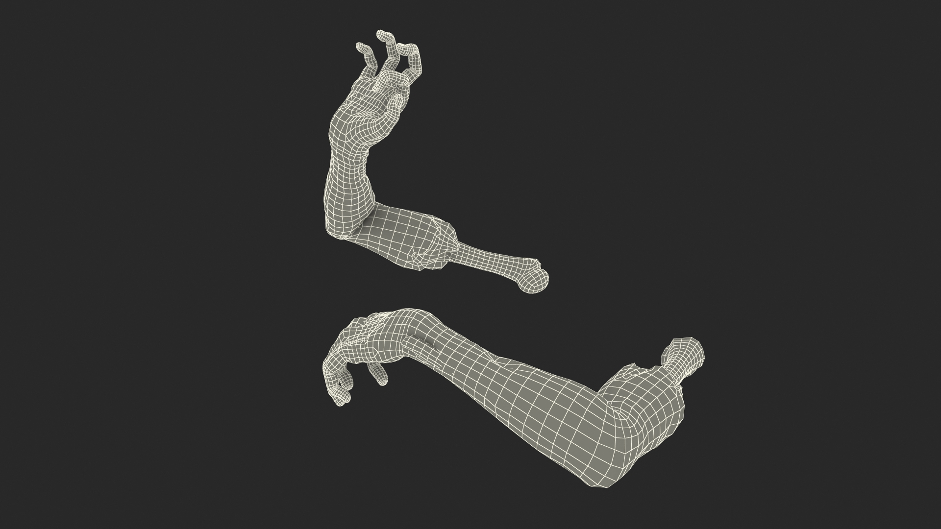 Zombie Arms Attack Pose Model - TurboSquid 1444194