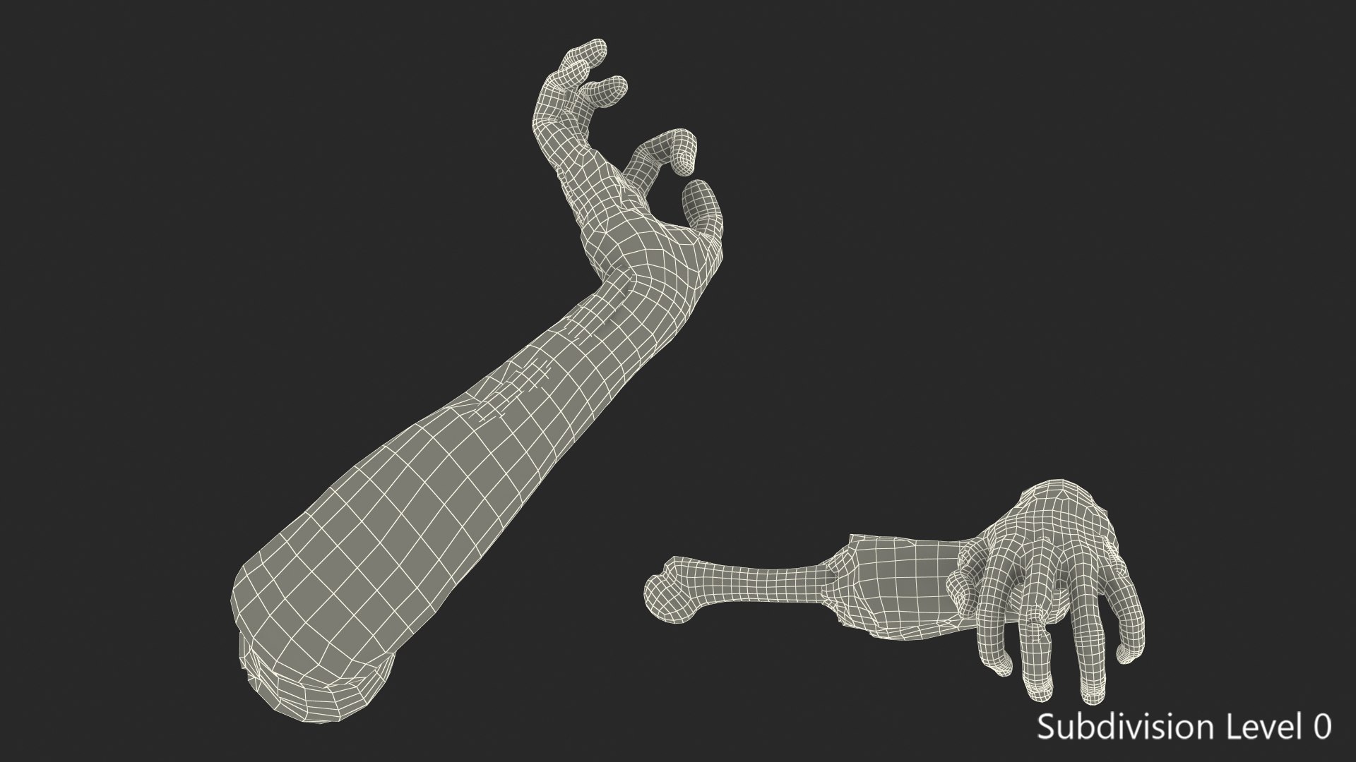 Zombie Arms Attack Pose Model - TurboSquid 1444194