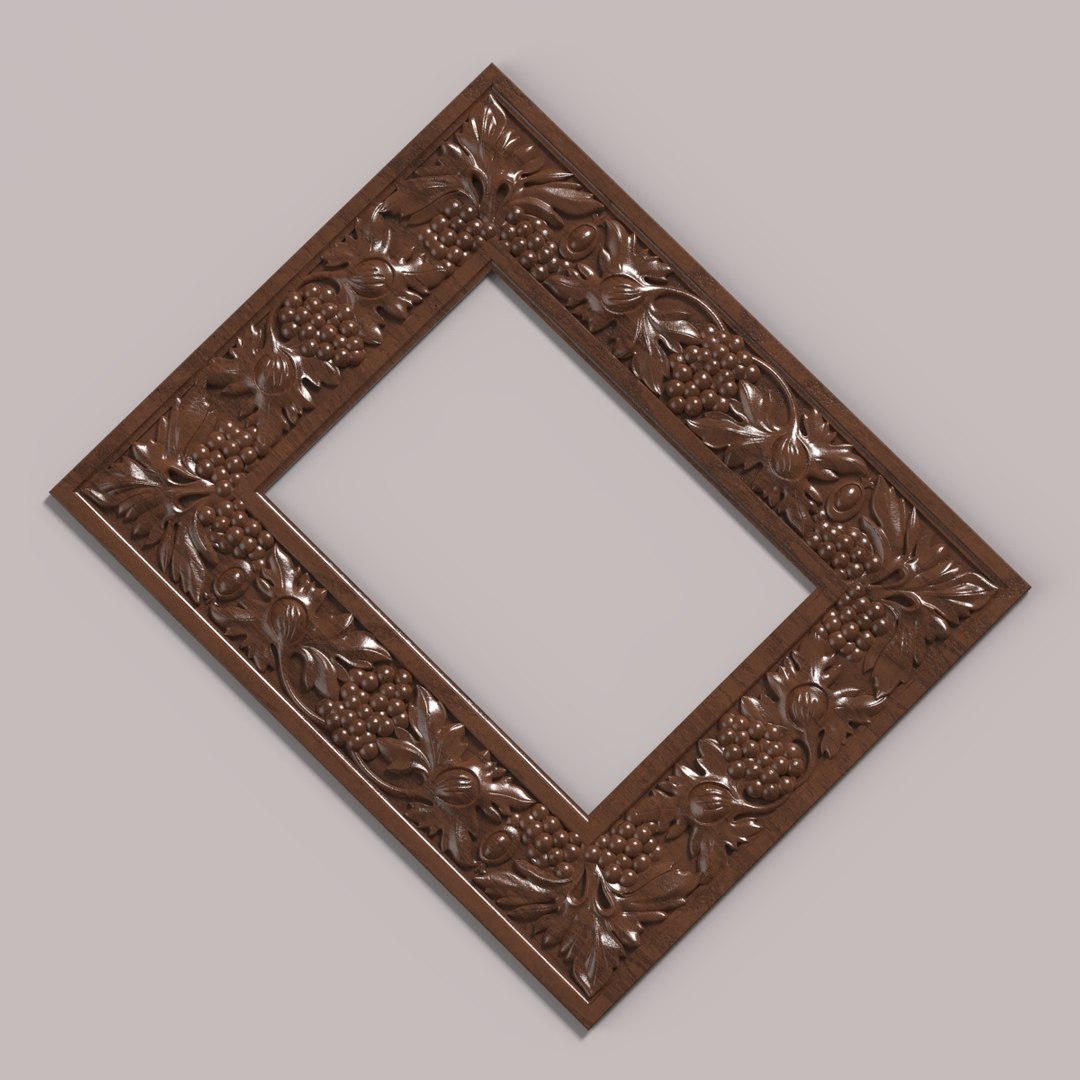 Carved Frame Cnc Model - TurboSquid 1335043