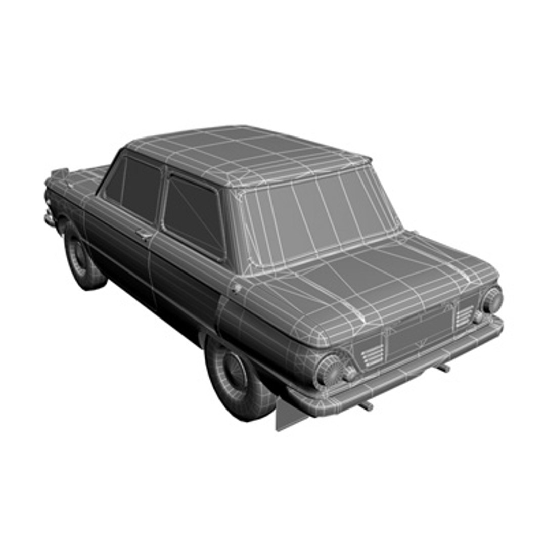 Zaz-968a Zaporozhets 3d Model