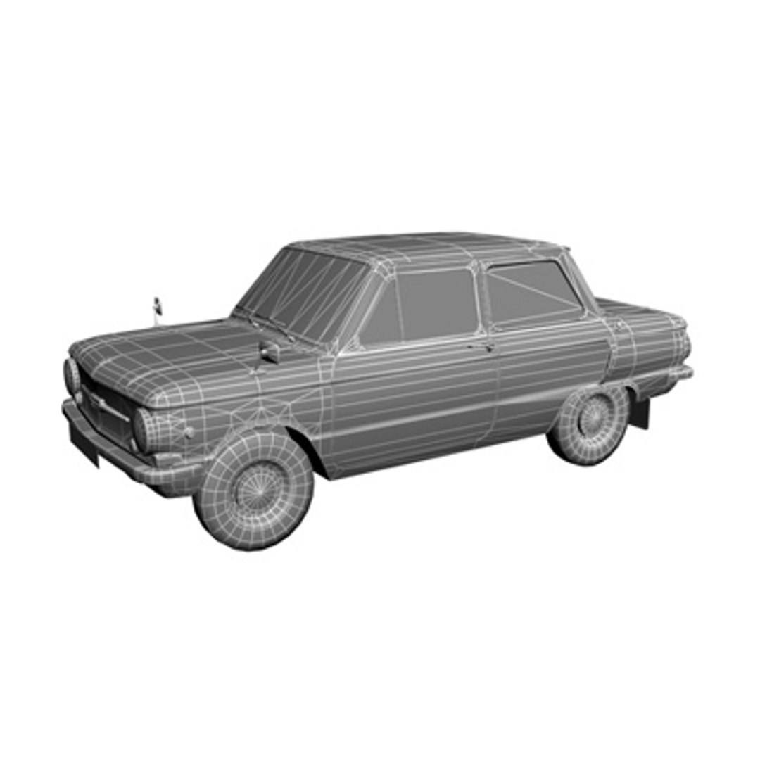 Zaz-968a Zaporozhets 3d Model