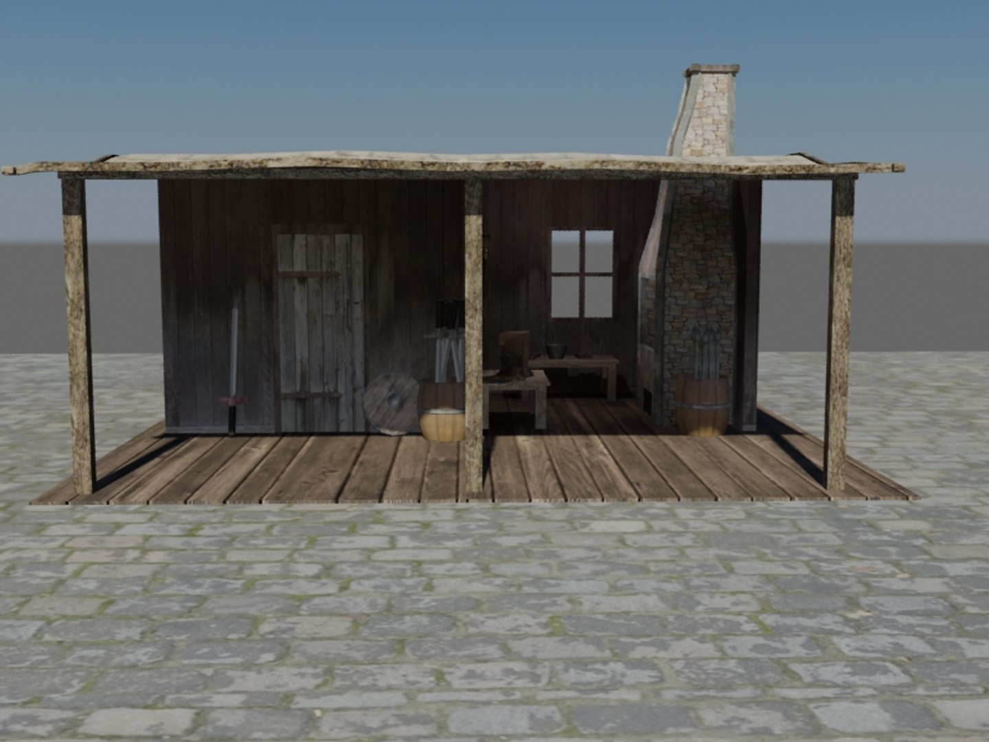 Blacksmithing Medieval 3d Model