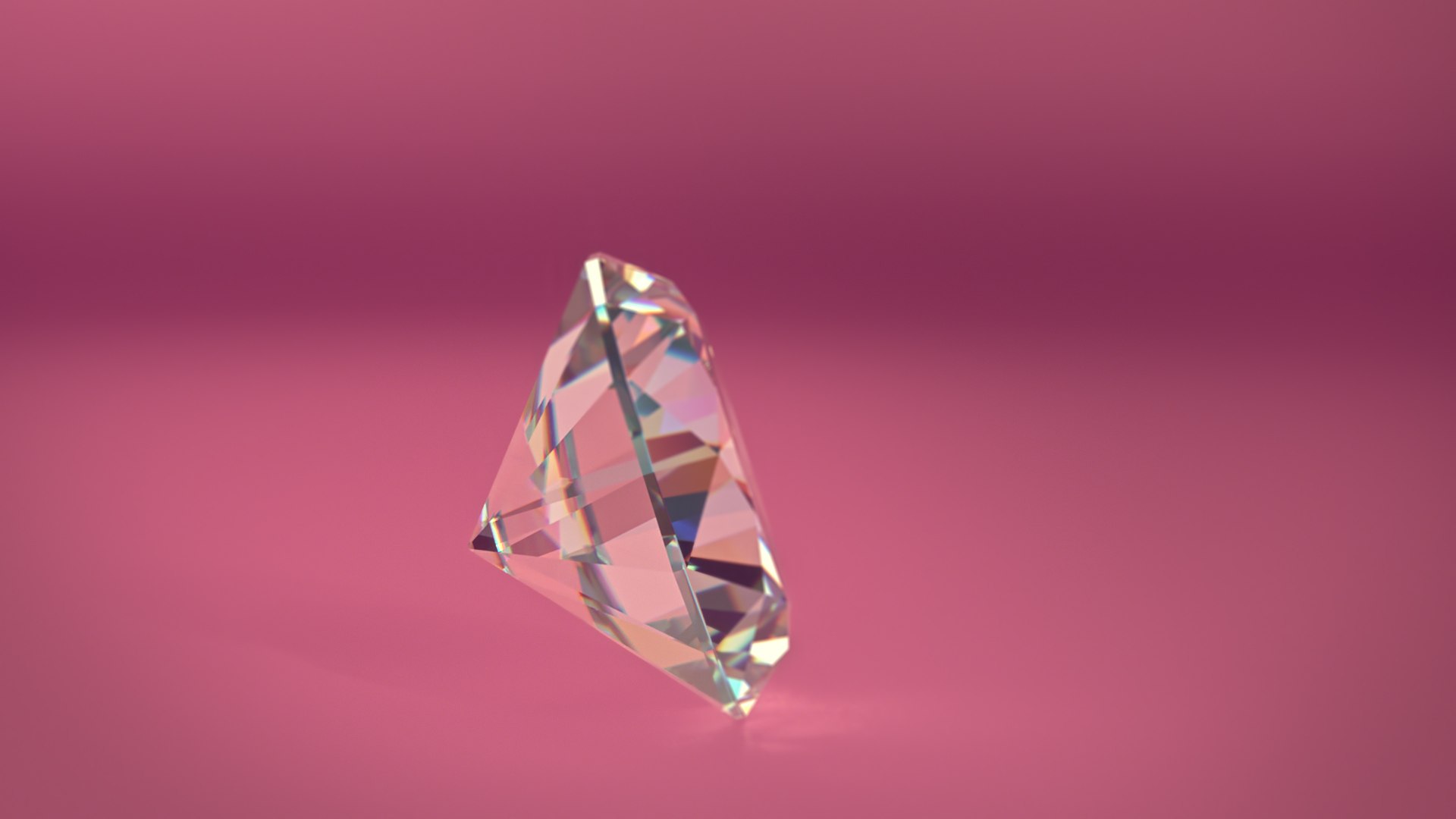 Diamonds Animated In Pink Studio 3D Model - TurboSquid 1925810