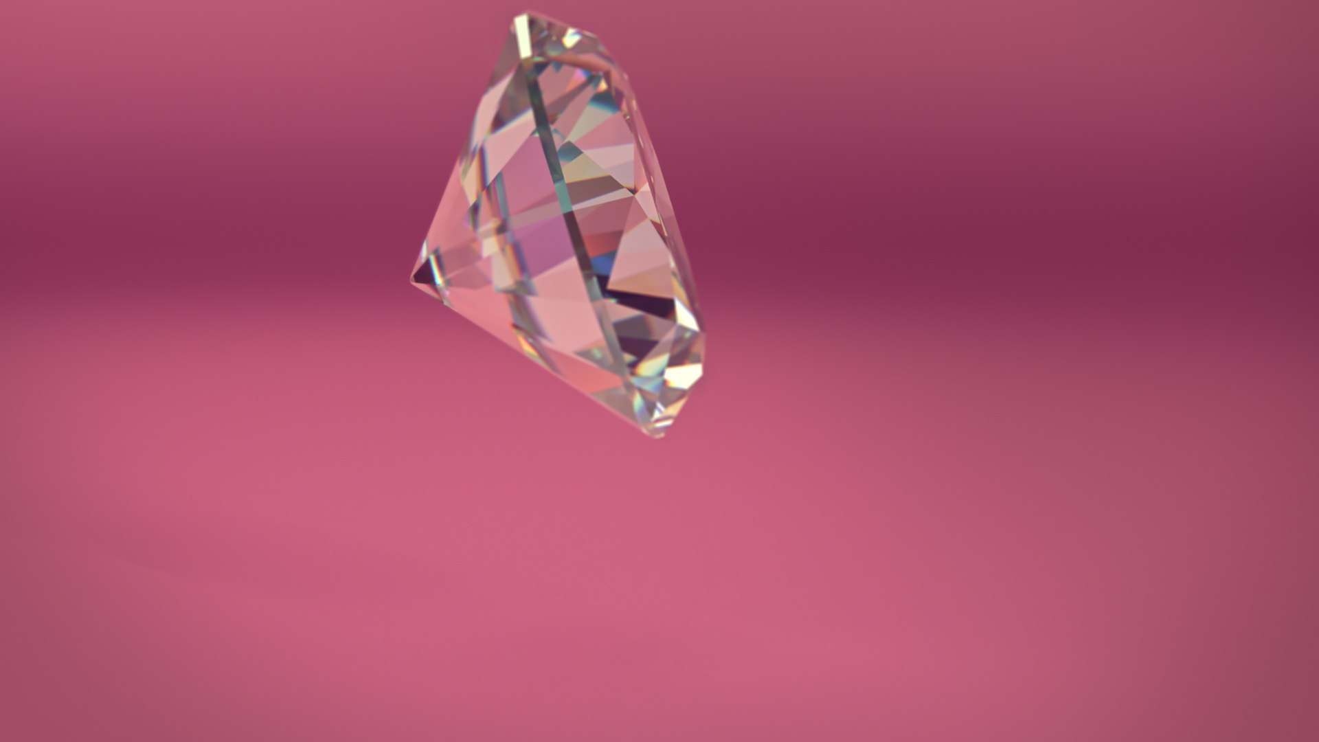 Diamonds Animated In Pink Studio 3D Model - TurboSquid 1925810