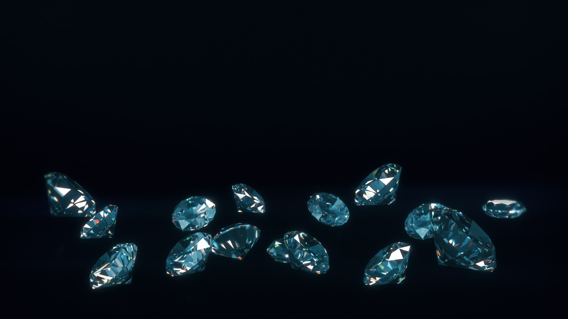 Diamonds Animated In Pink Studio 3D Model - TurboSquid 1925810