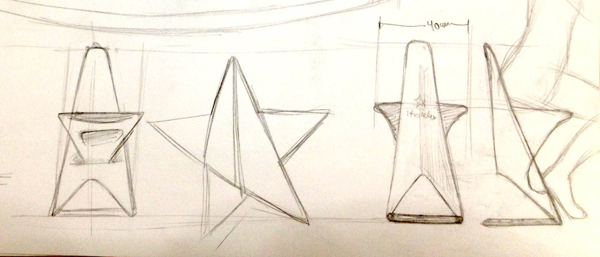 Conceptual Chair Lounge Star 3d C4d