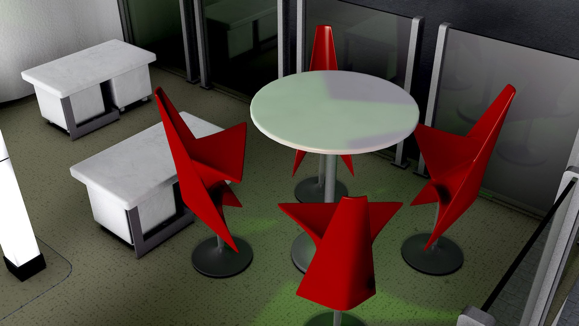 Conceptual Chair Lounge Star 3d C4d