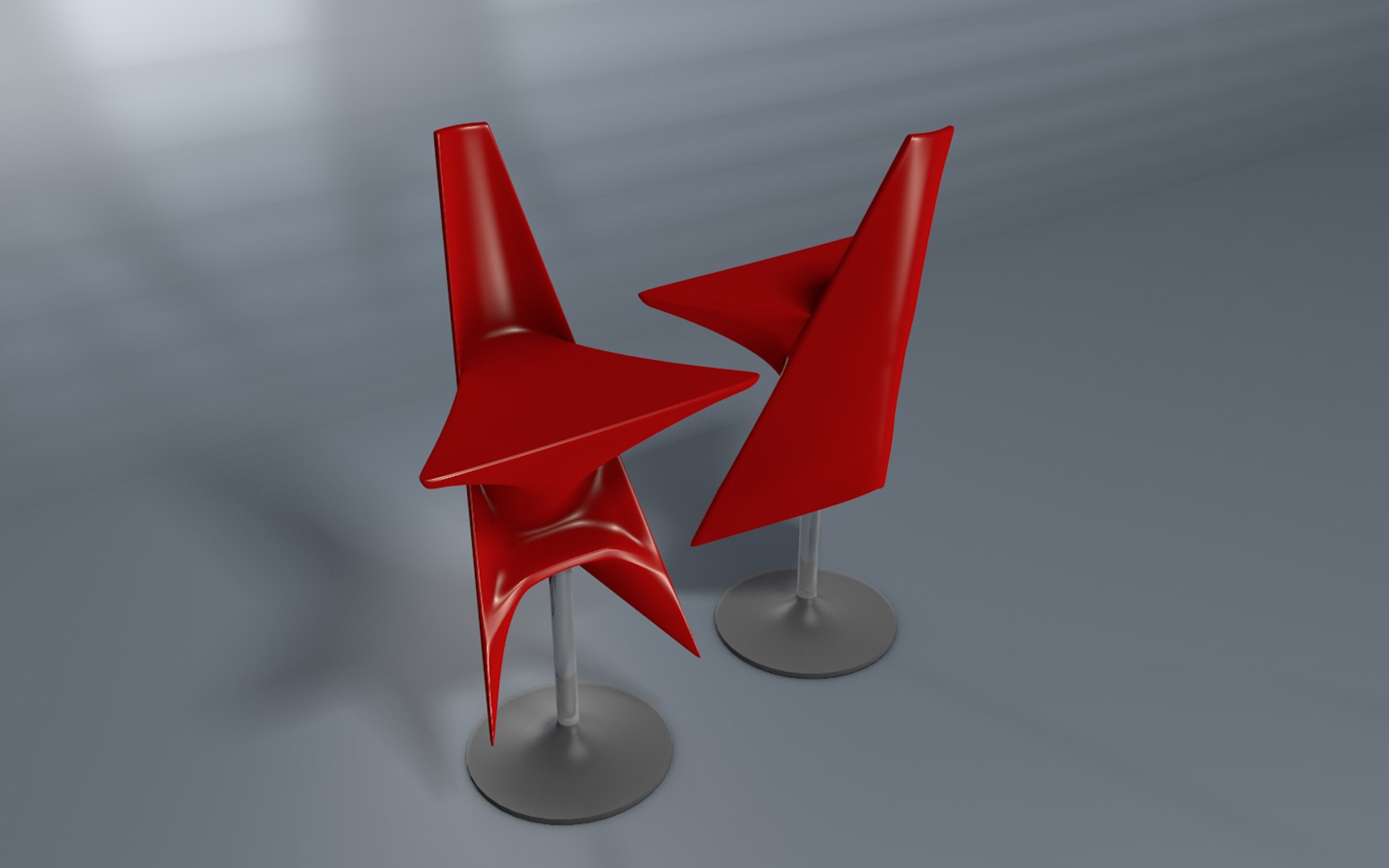 Conceptual Chair Lounge Star 3d C4d