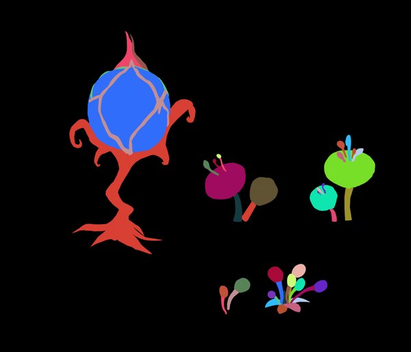 3D yunmengze - strange plants - TurboSquid 1449658