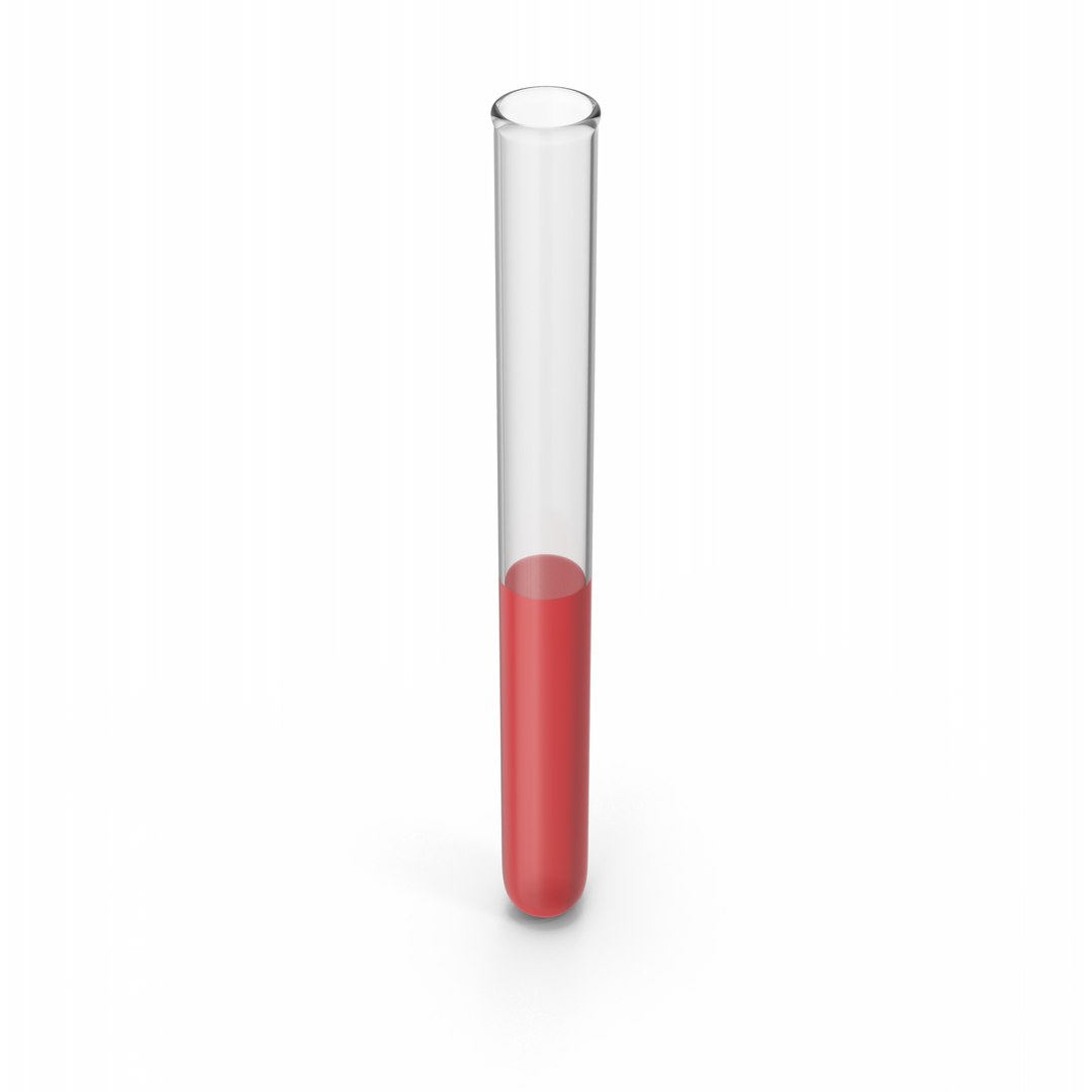 Test Tube With Red Liquid Model - TurboSquid 1982515