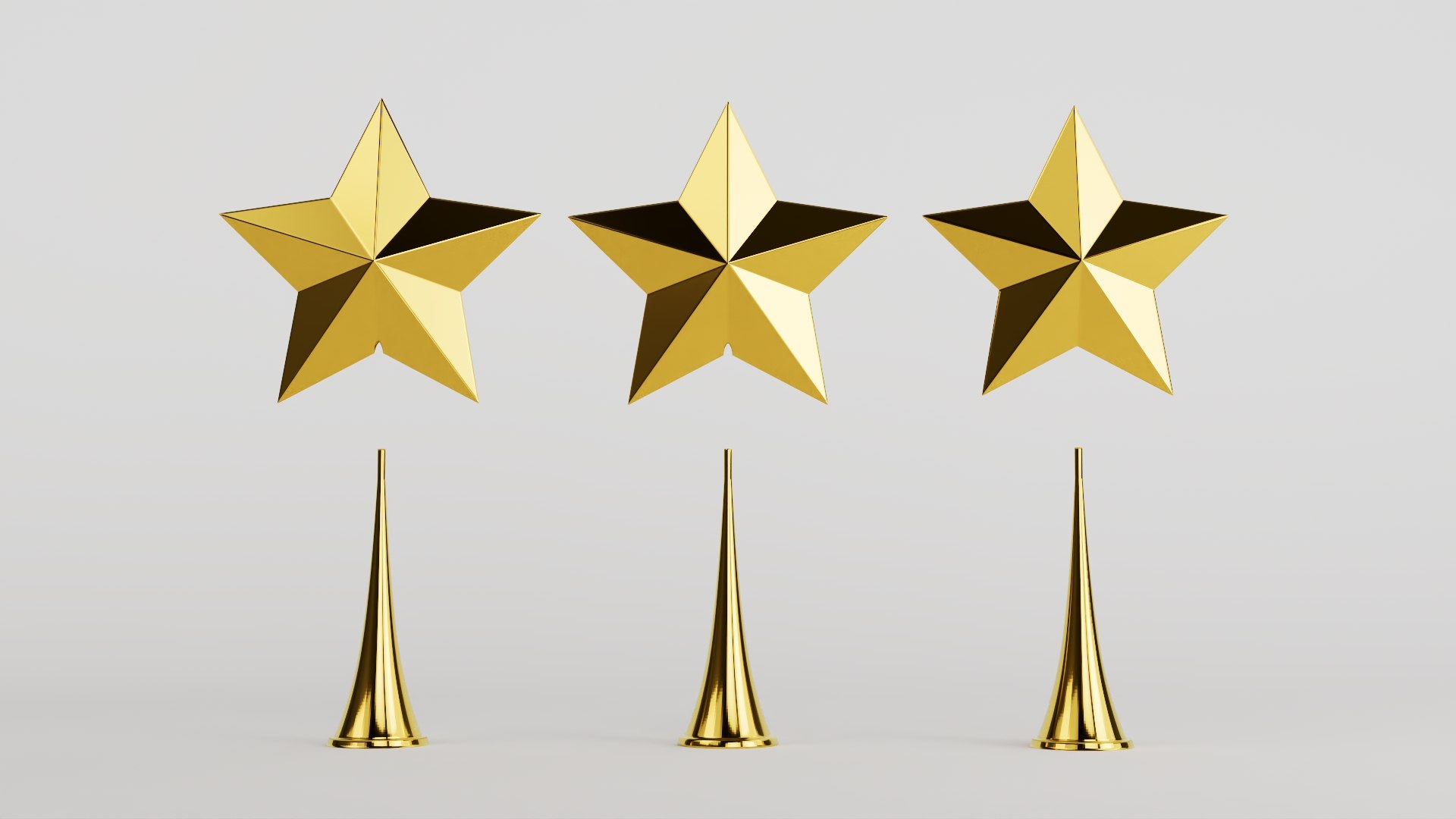 Printable Christmas Tree Top Star 3D Model - TurboSquid 1822326