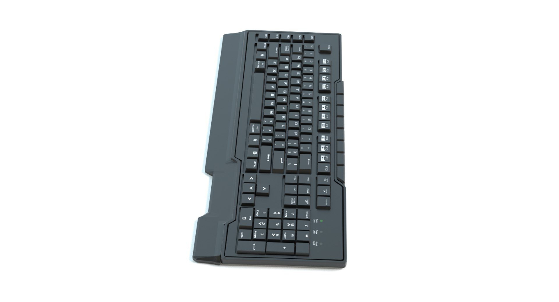 Gaming Keyboard 3d Model