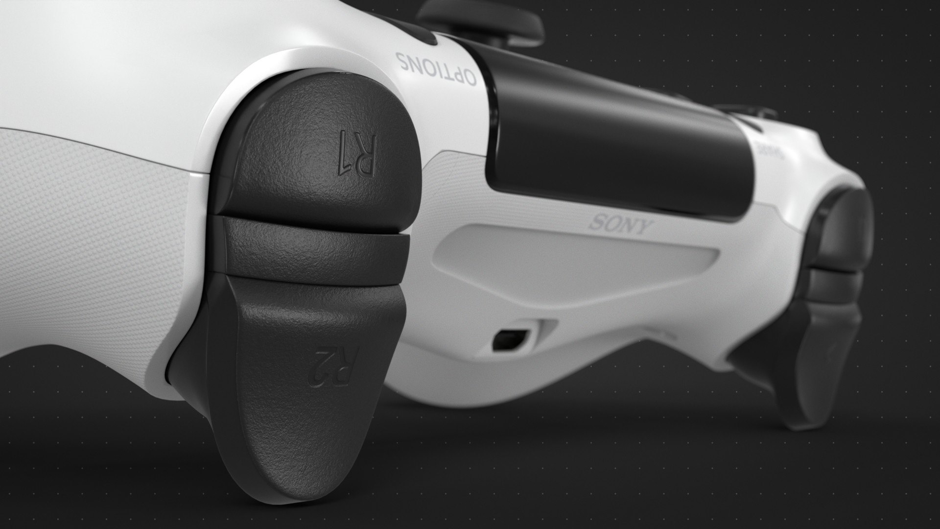 3D Dualshock 4 Wireless Controller White - TurboSquid 2411302