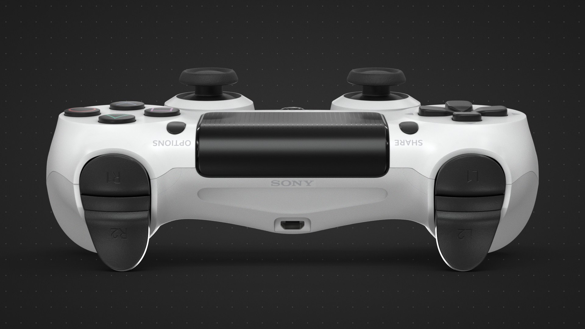 3D Dualshock 4 Wireless Controller White - TurboSquid 2411302