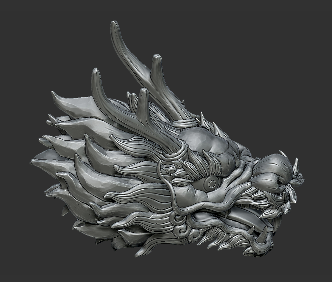Dragon head model - TurboSquid 1610577