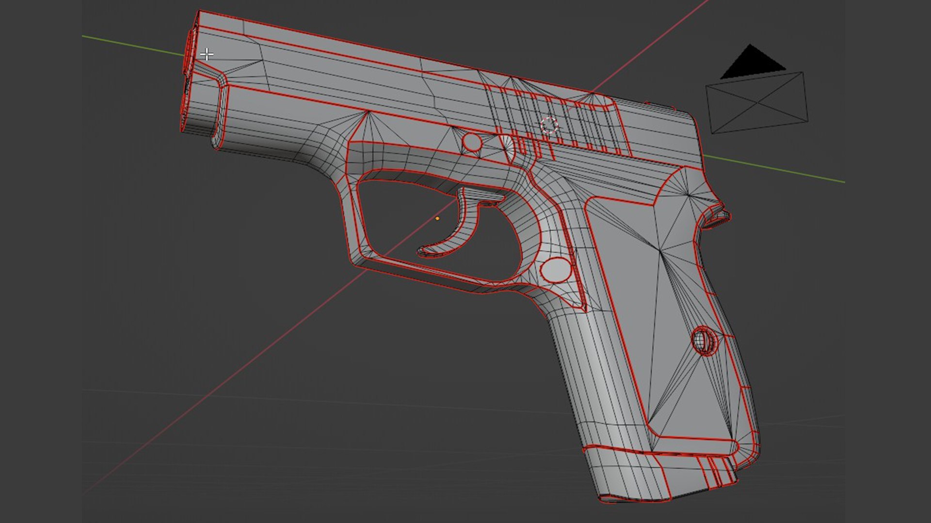 High-Quality 45 Pistol 3D Model - TurboSquid 2214381