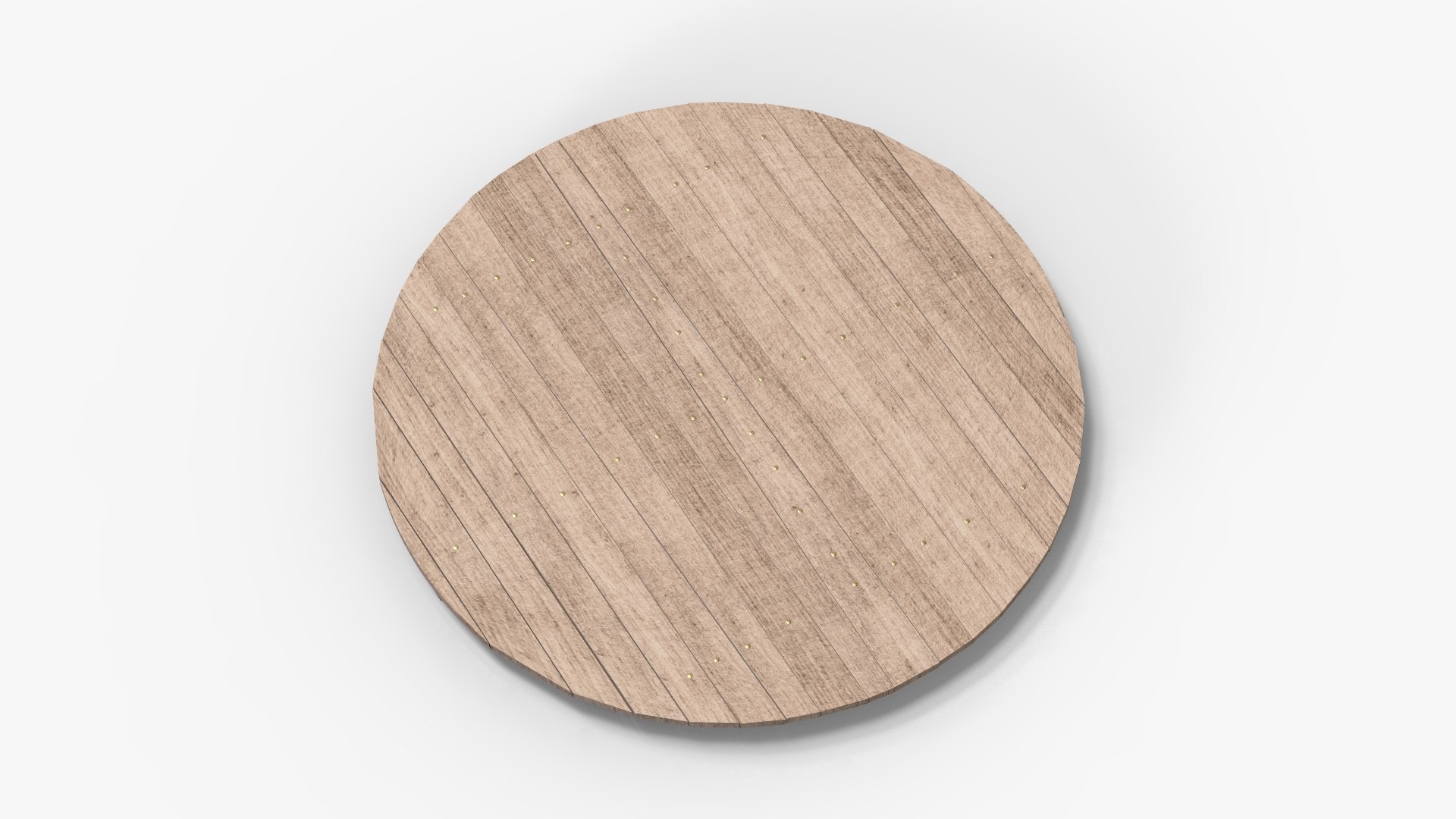 Rounded Wooden Platform Model - TurboSquid 1914550