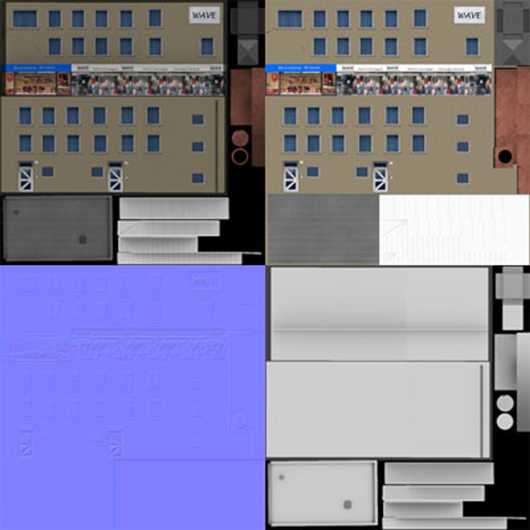 3d Model Modern Store