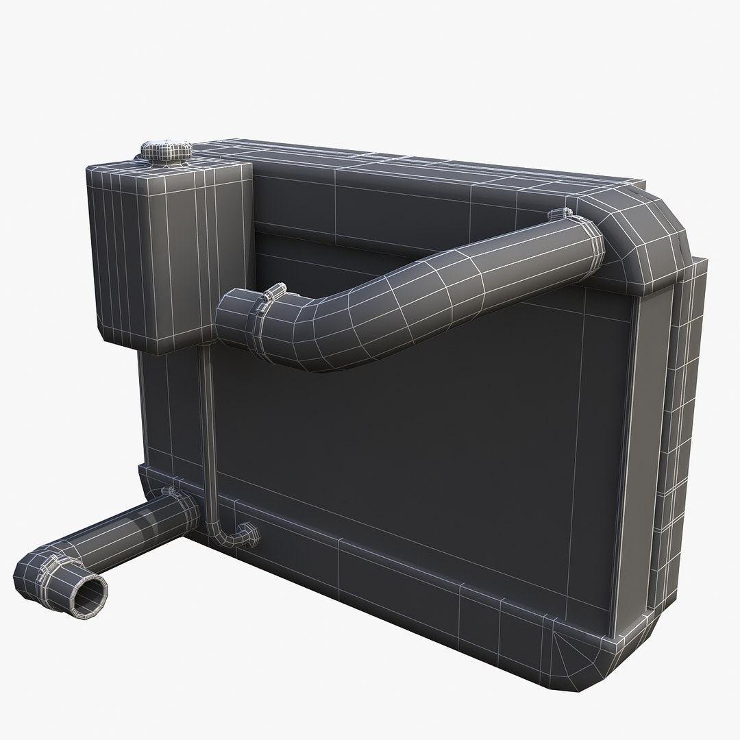3d Model Car Radiator