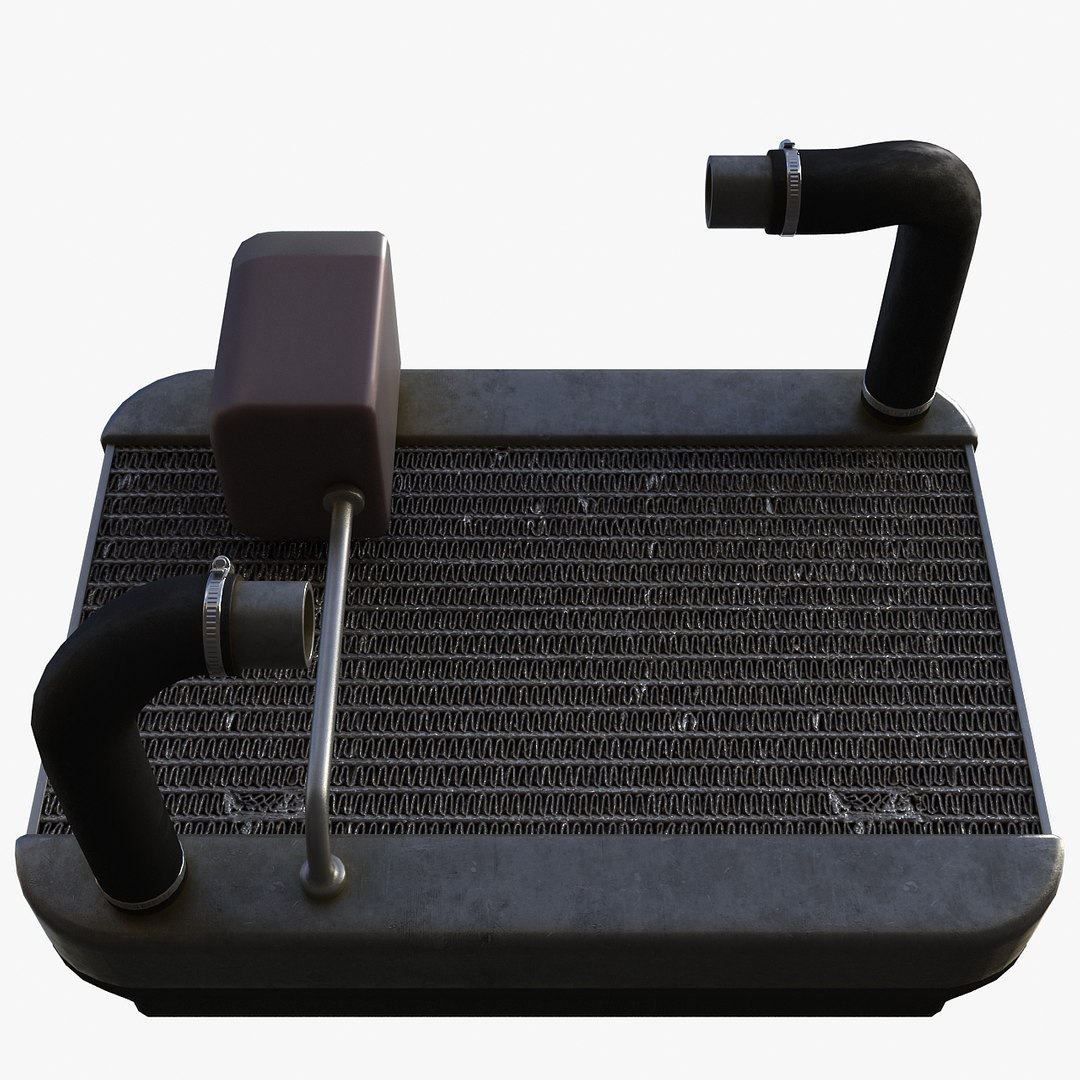 3d Model Car Radiator