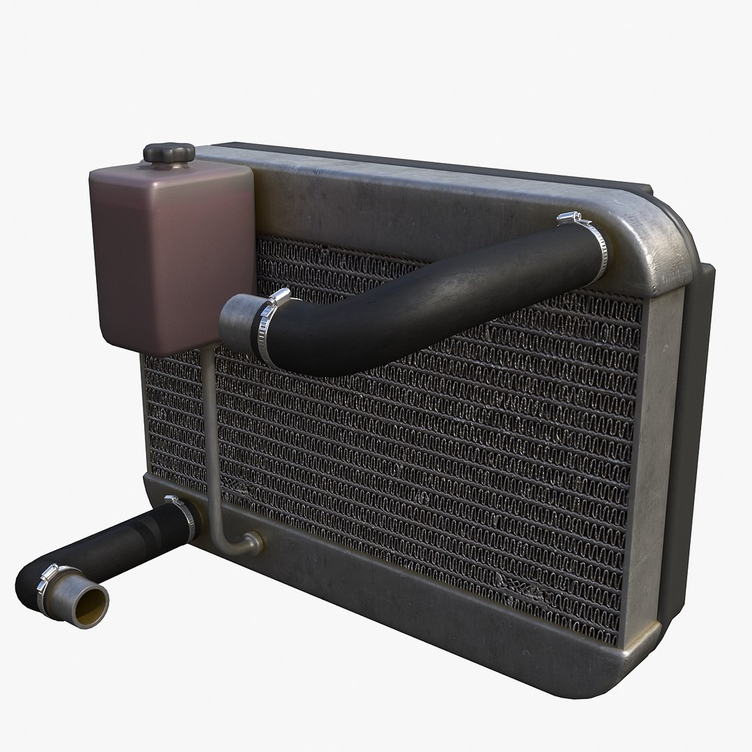 3d Model Car Radiator