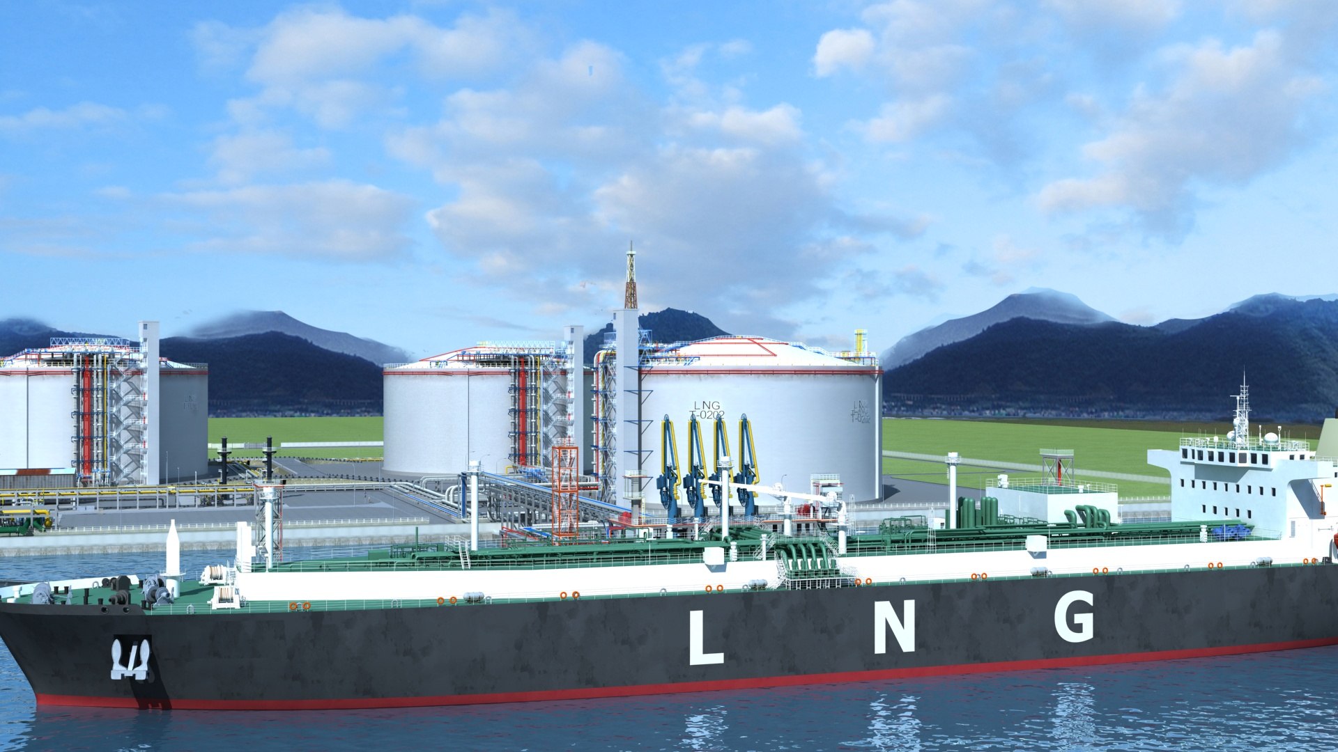 3D Lng Port Ship Model - TurboSquid 1629223