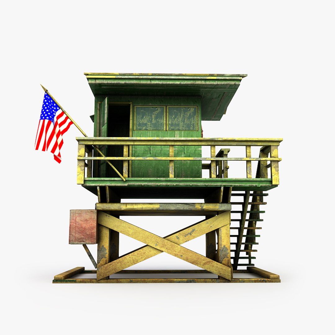 3d Model Lifeguard Station