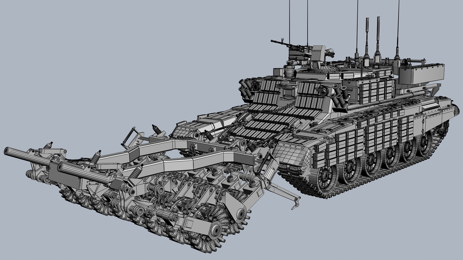 3D Model Armored Bmr-3ms - TurboSquid 1711942