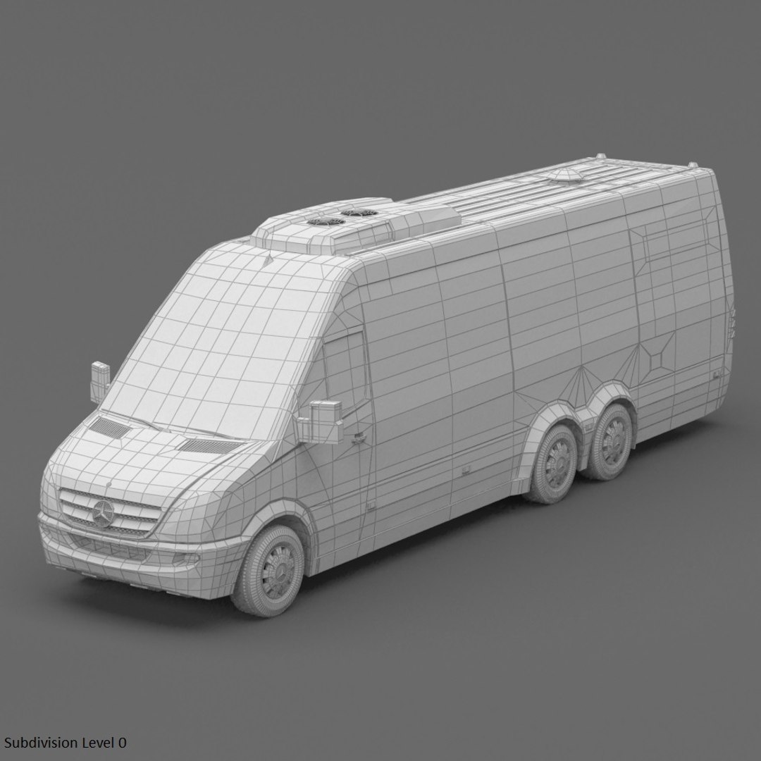 Mercedes-benz Sprinter City 77 3D - TurboSquid 1170506