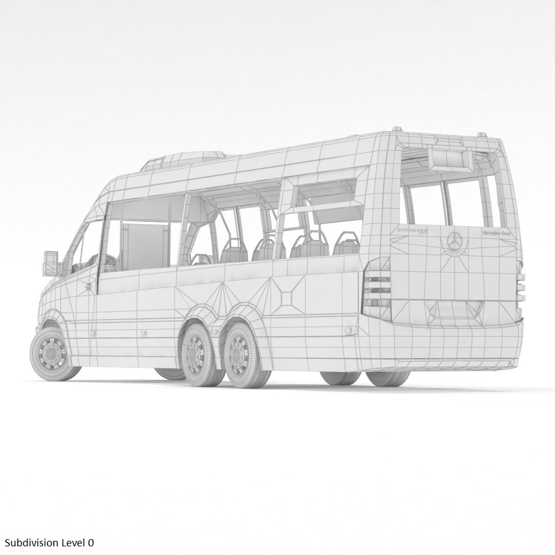 Mercedes-benz Sprinter City 77 3D - TurboSquid 1170506
