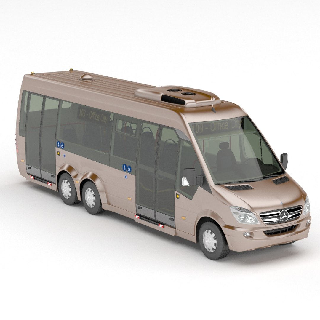 Mercedes-benz sprinter city 77 3D - TurboSquid 1170506