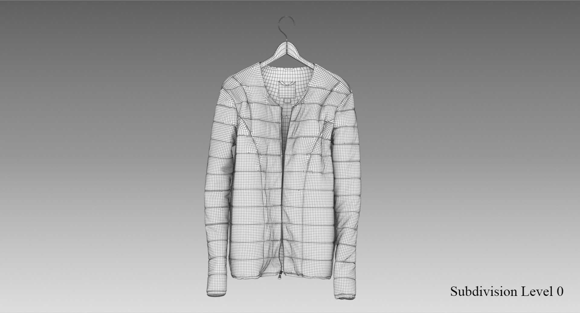 3D Realistic Jacket Blue Hanger Model - TurboSquid 1308095