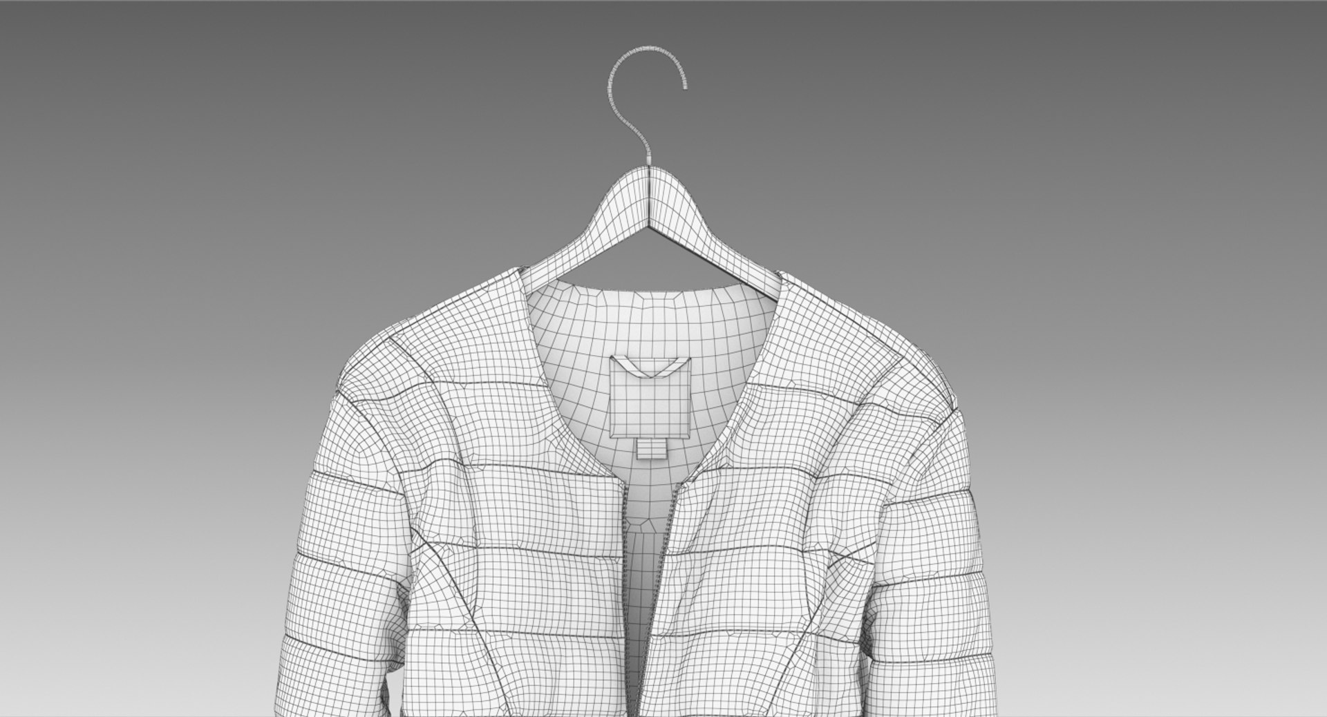 3D Realistic Jacket Blue Hanger Model - TurboSquid 1308095